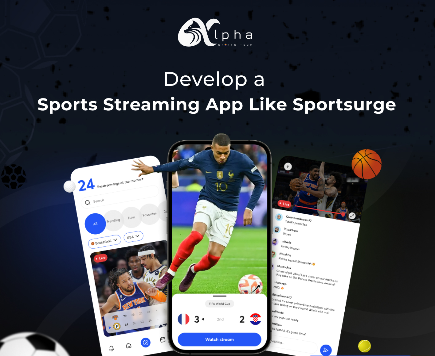How to Develop a Sports Streaming App Like Sportsurge?